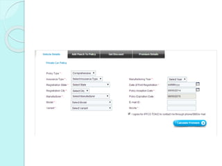 Car insurance industry process flow | PPTX