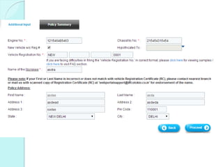 Car insurance industry process flow | PPTX