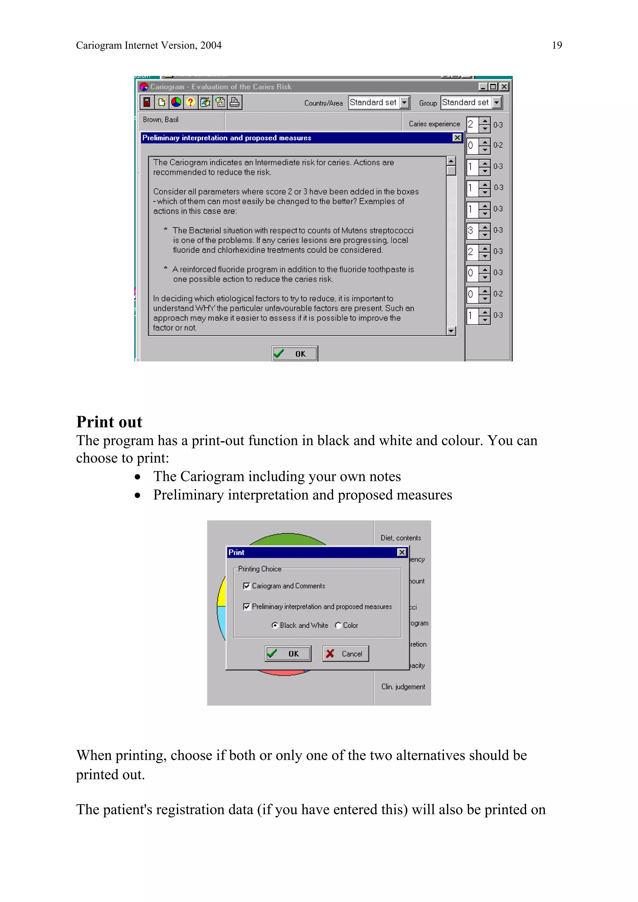 Cariogram manual 201net | PDF