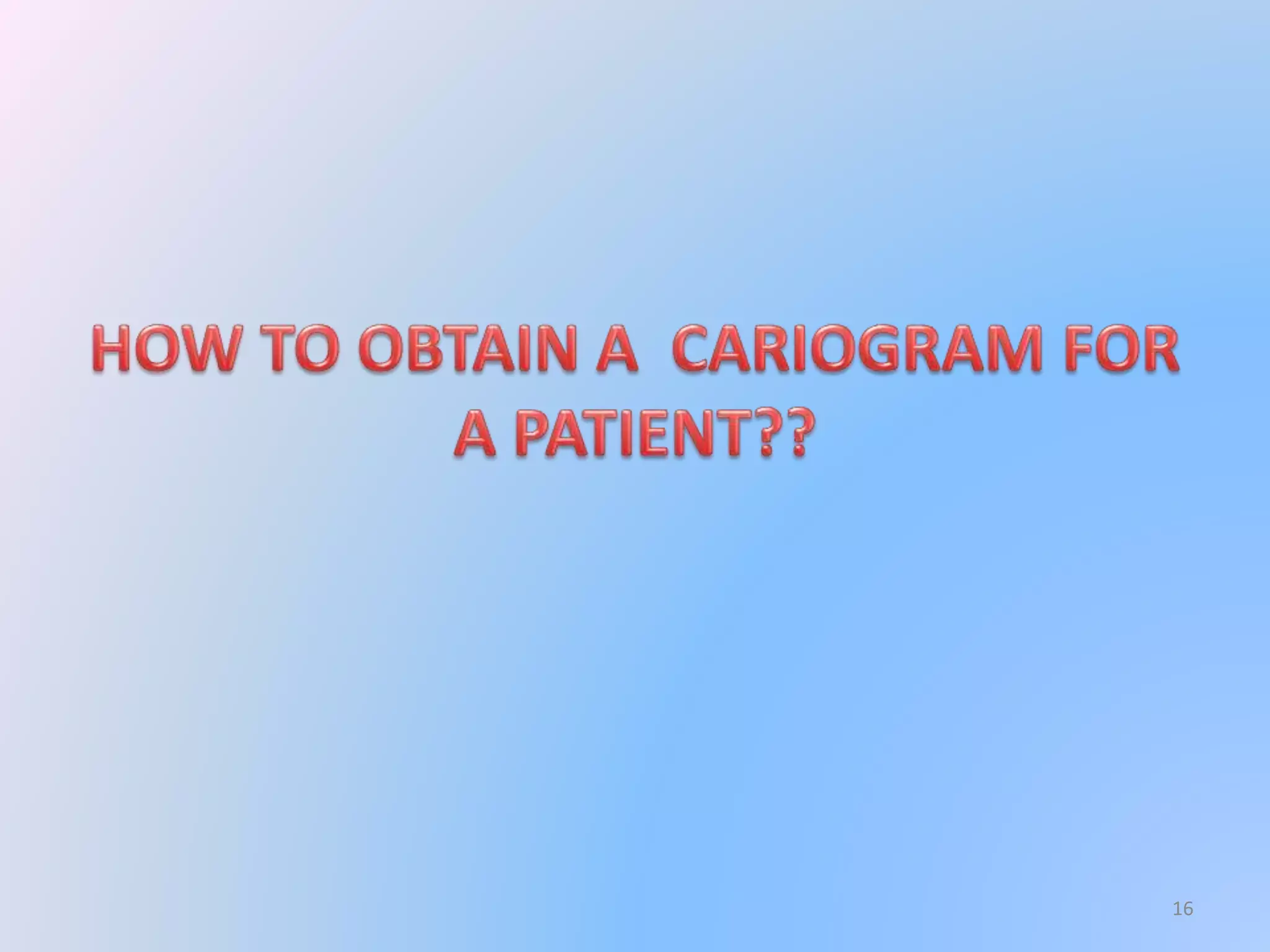 Cariogram | PPTX