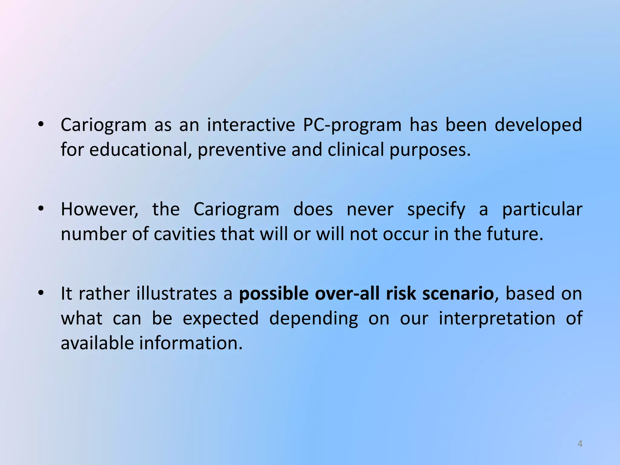 Cariogram | PPTX
