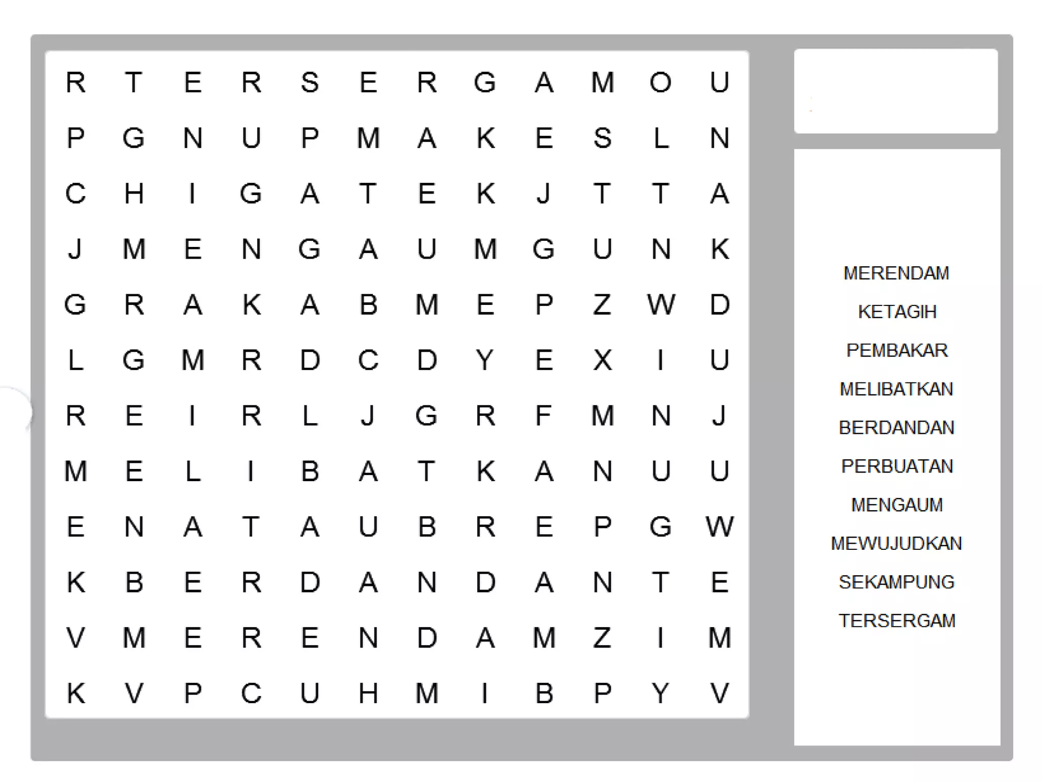 permainan bahasa - cari perkataan | PPTX