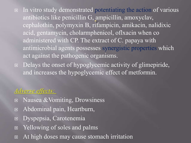 Caripill: carica papaya leaf extract | PPTX | Herbs and Supplements ...