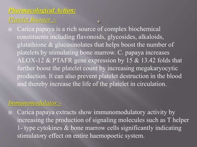 Caripill: carica papaya leaf extract | PPTX | Herbs and Supplements ...