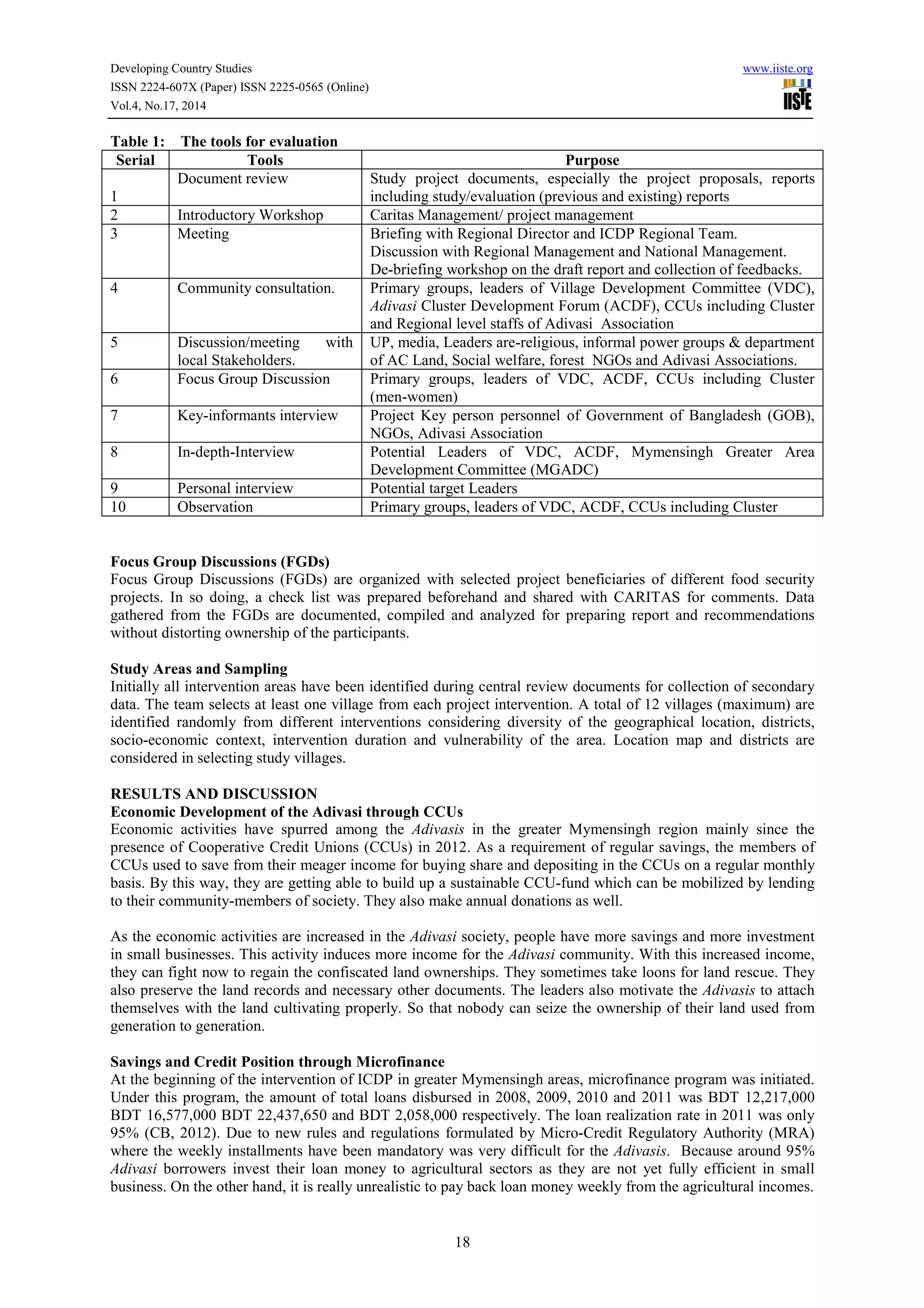 Caritas’ cooperative credit union (ccu) in bangladesh | PDF