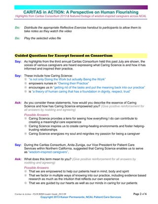 Caritas in Action (#5): A Perspective on Human Flourishing ...