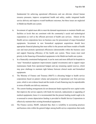 Situation Analysis on medical equipment in Maldives | PDF
