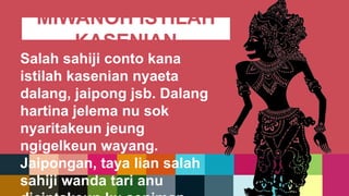 POWERPOINT - Carita wayang | PPTX