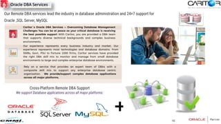 Caritor_Oracle Managed Service - Oracle On Prem and Oracle Cloud | PPT