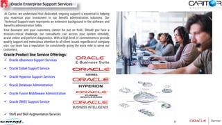 Caritor_Oracle Managed Service - Oracle On Prem and Oracle Cloud | PPT