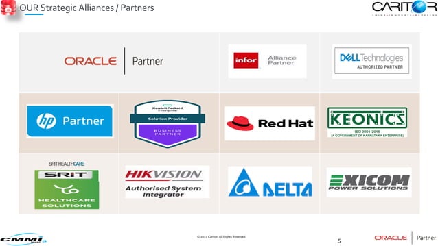 Caritor_Oracle System Integrator( Oracle On Prem and Oracle Cloud) | PPT