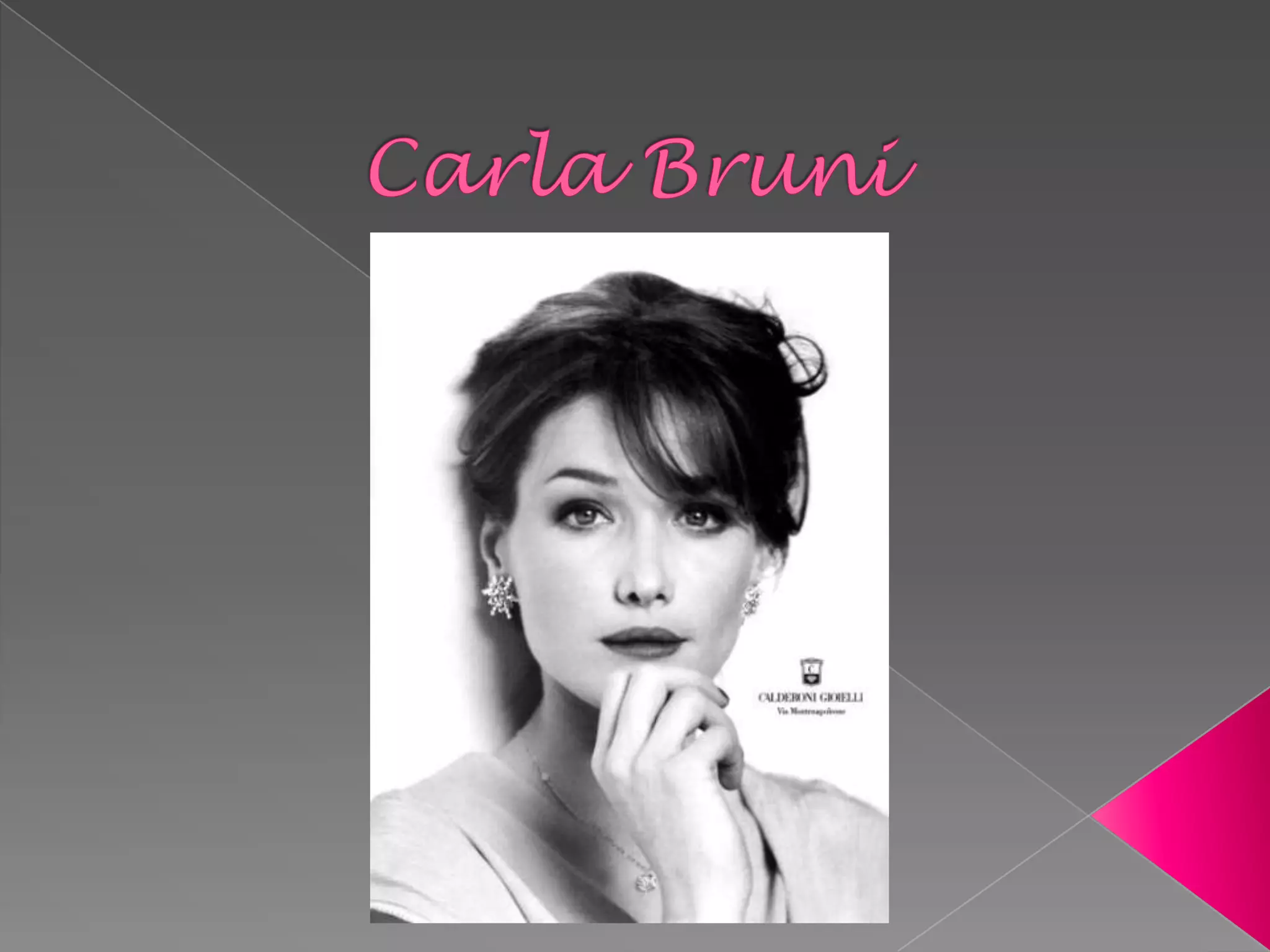 Carla bruni french 5 | PPTX