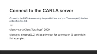 carla advanced Artificial Intelligence module | PPTX