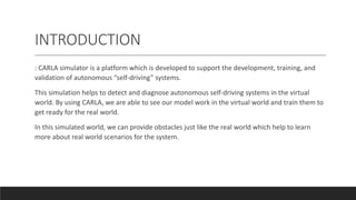 carla advanced Artificial Intelligence module | PPTX
