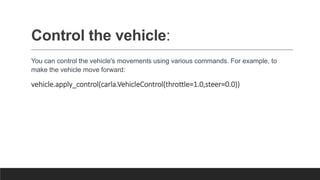 carla advanced Artificial Intelligence module | PPTX