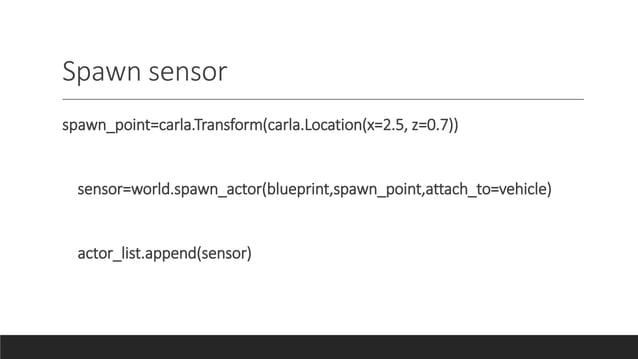 carla advanced Artificial Intelligence module | PPTX | Racing Video ...