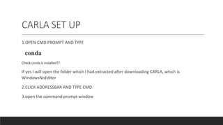carla advanced Artificial Intelligence module | PPTX