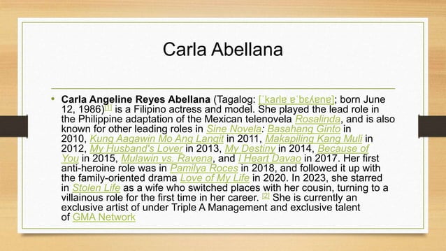 Carla Abellana Biography, Early life, Career, Film.pptx