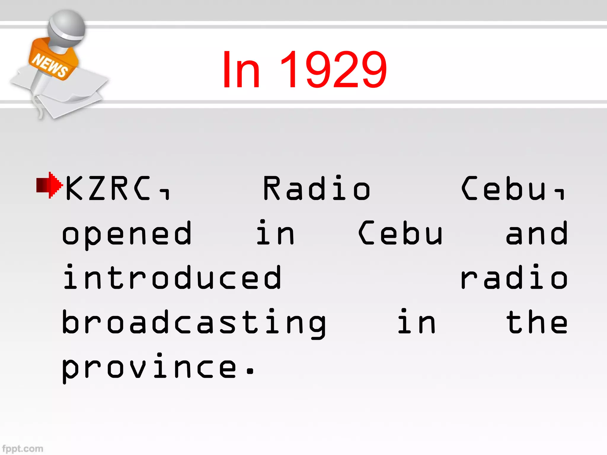 History of Radio and TV in the Philippines | PPT