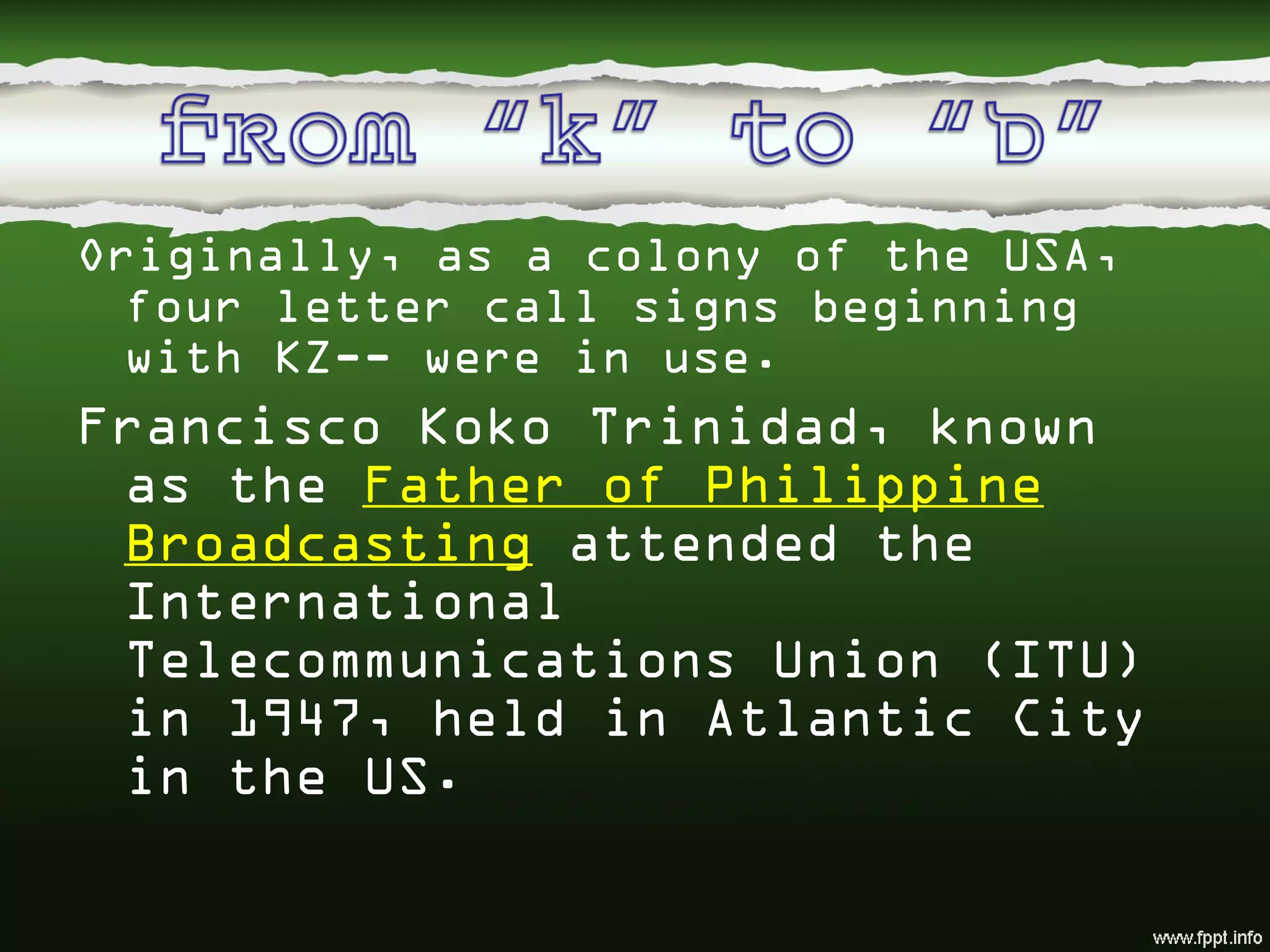 History of Radio and TV in the Philippines | PPT