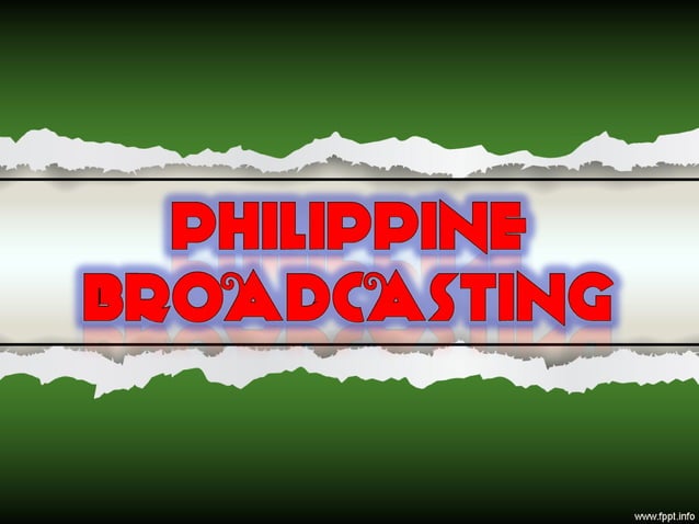 History of Radio and TV in the Philippines | PPT