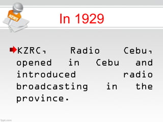 History of Radio and TV in the Philippines | PPT