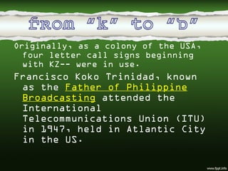 History of Radio and TV in the Philippines | PPT