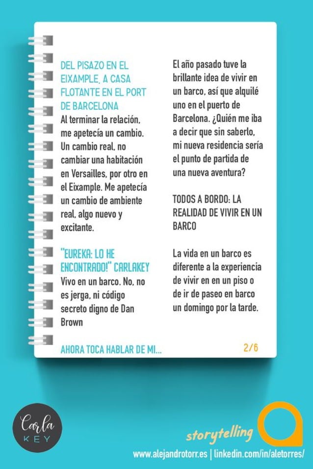 Carla Key - Quién es ella (Storytelling) | PDF