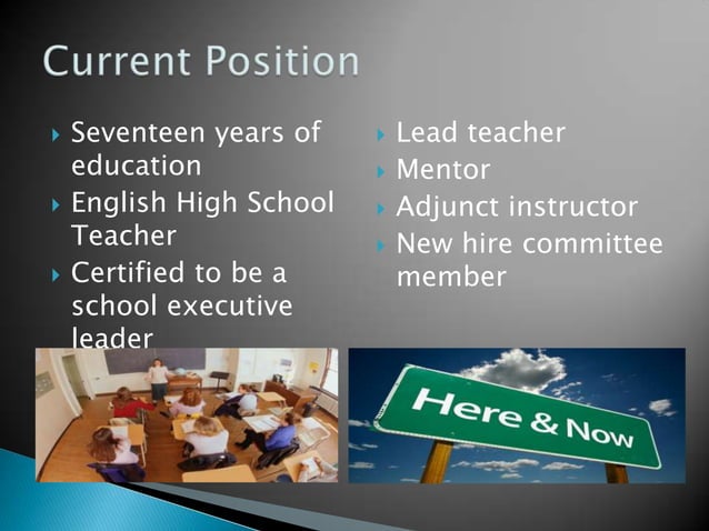 Carla mathis's personal reflection and purpose statement power point ...