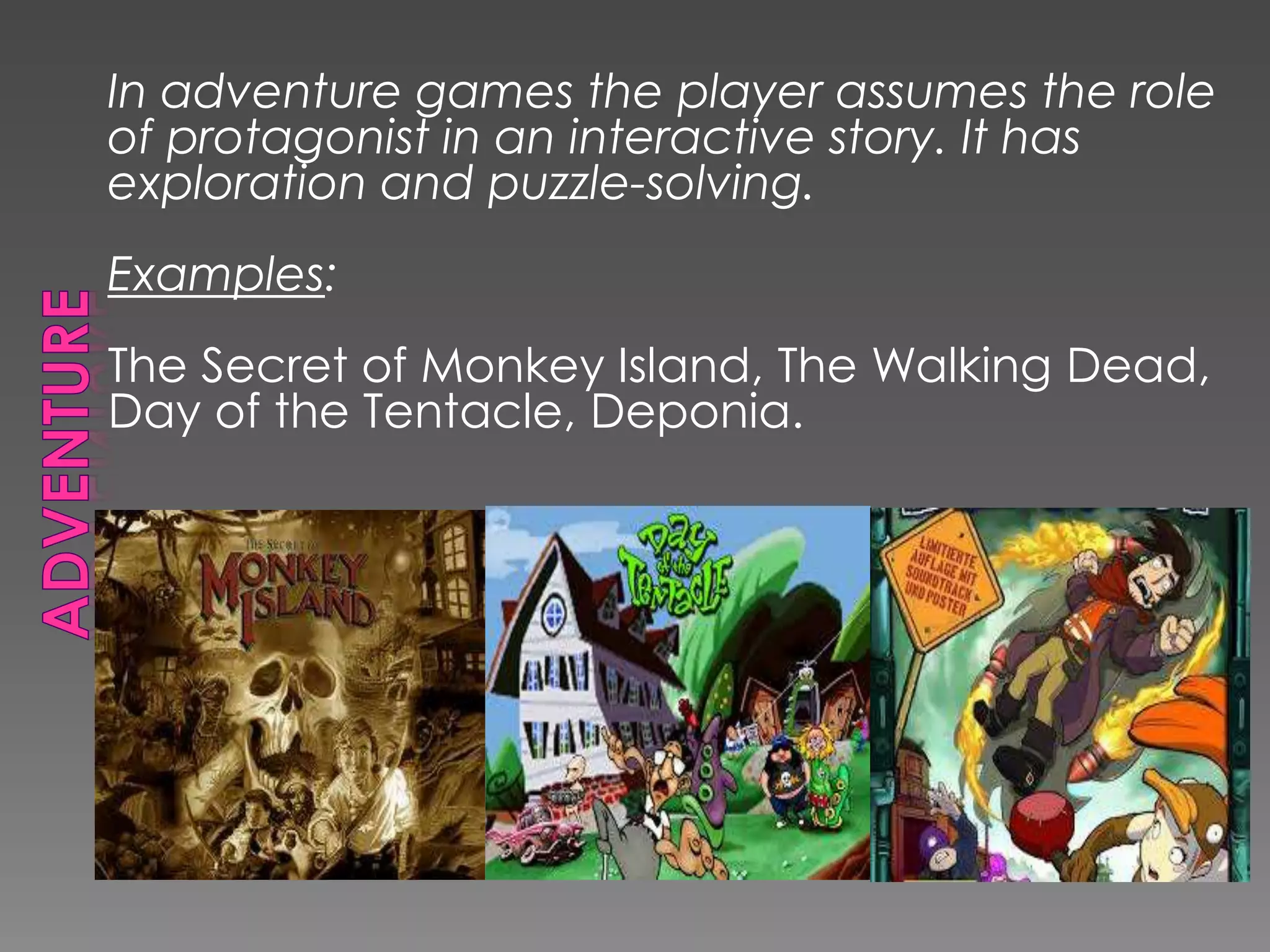 Video games genres | PPTX | Video Game Genres | Video Gaming