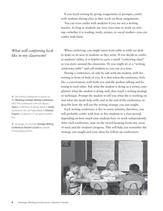 Carl Anderson on Strategic Writing Conferences | PDF