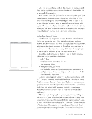 Carl Anderson on Strategic Writing Conferences | PDF
