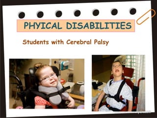 Physical Disabilities | PPT