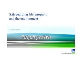 DNV suggestions for changes to the US safety regime | PDF