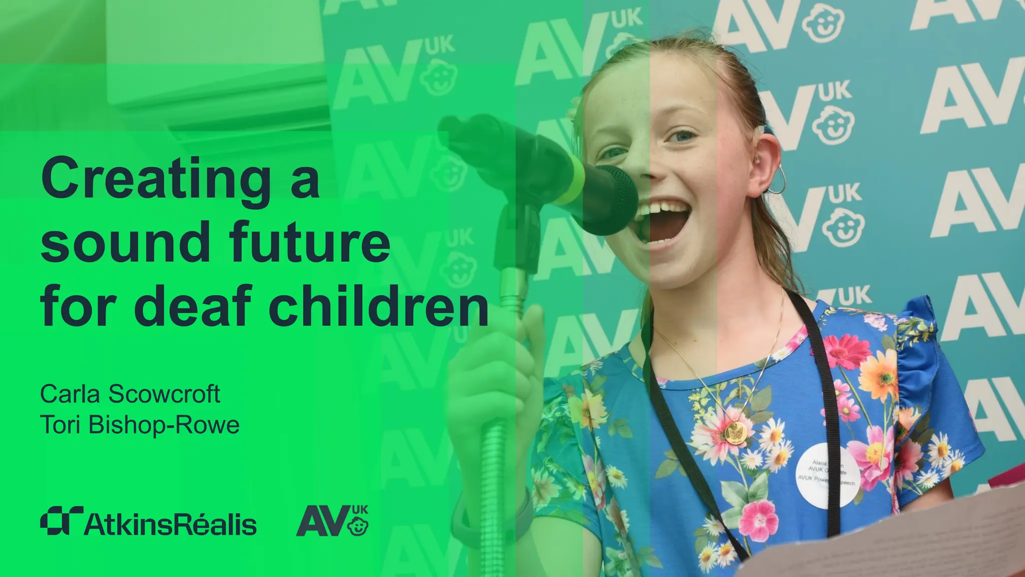 Carla Scowcroft and Victoria Bishop-Rowe - Creating a sound future for ...