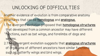 Grade 10-Science Evolution Comparative Anatomy | PPTX