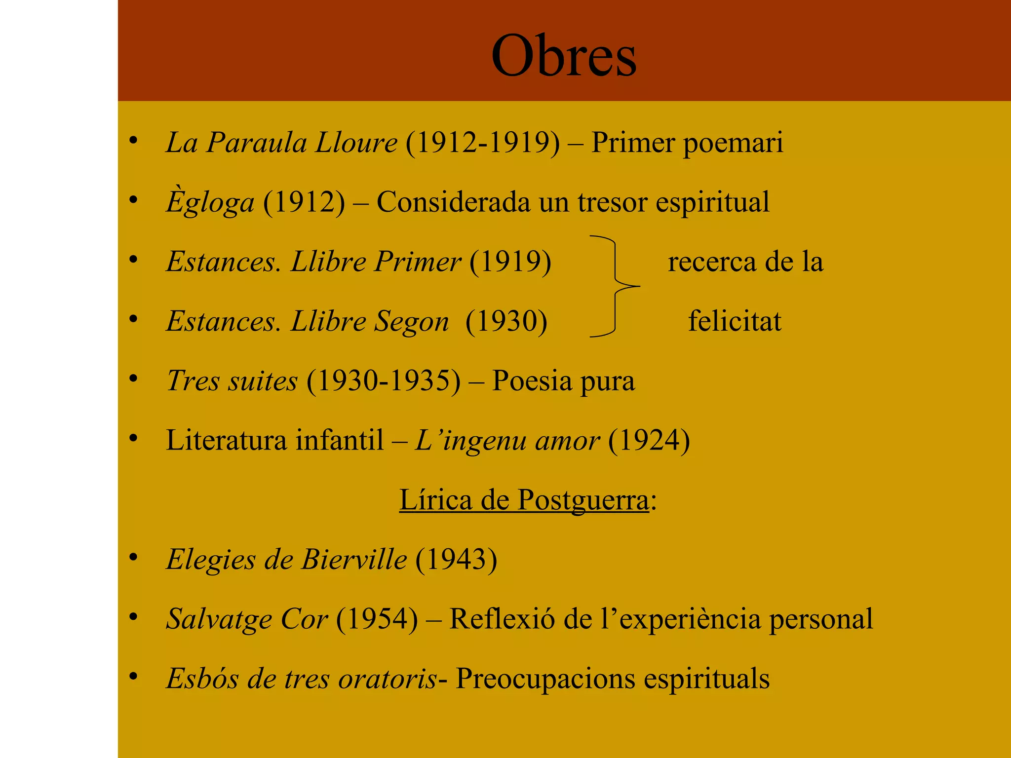 Carles Riba (1893 1959) | PPT