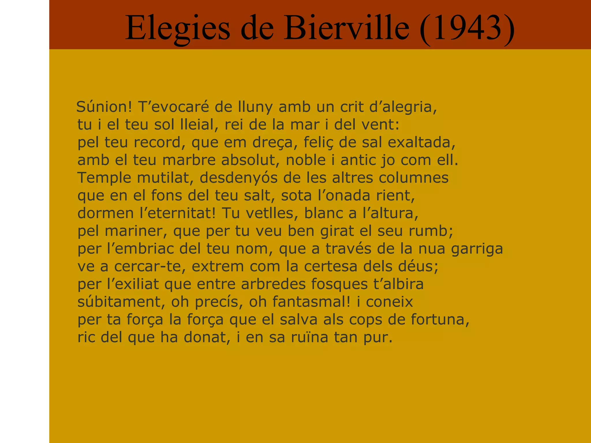 Carles Riba (1893 1959) | PPT