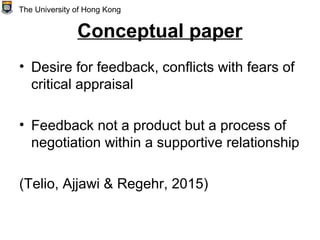 Effective feedback in medical education | PPT