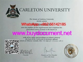 Carleton University diploma | PDF | Email | Internet
