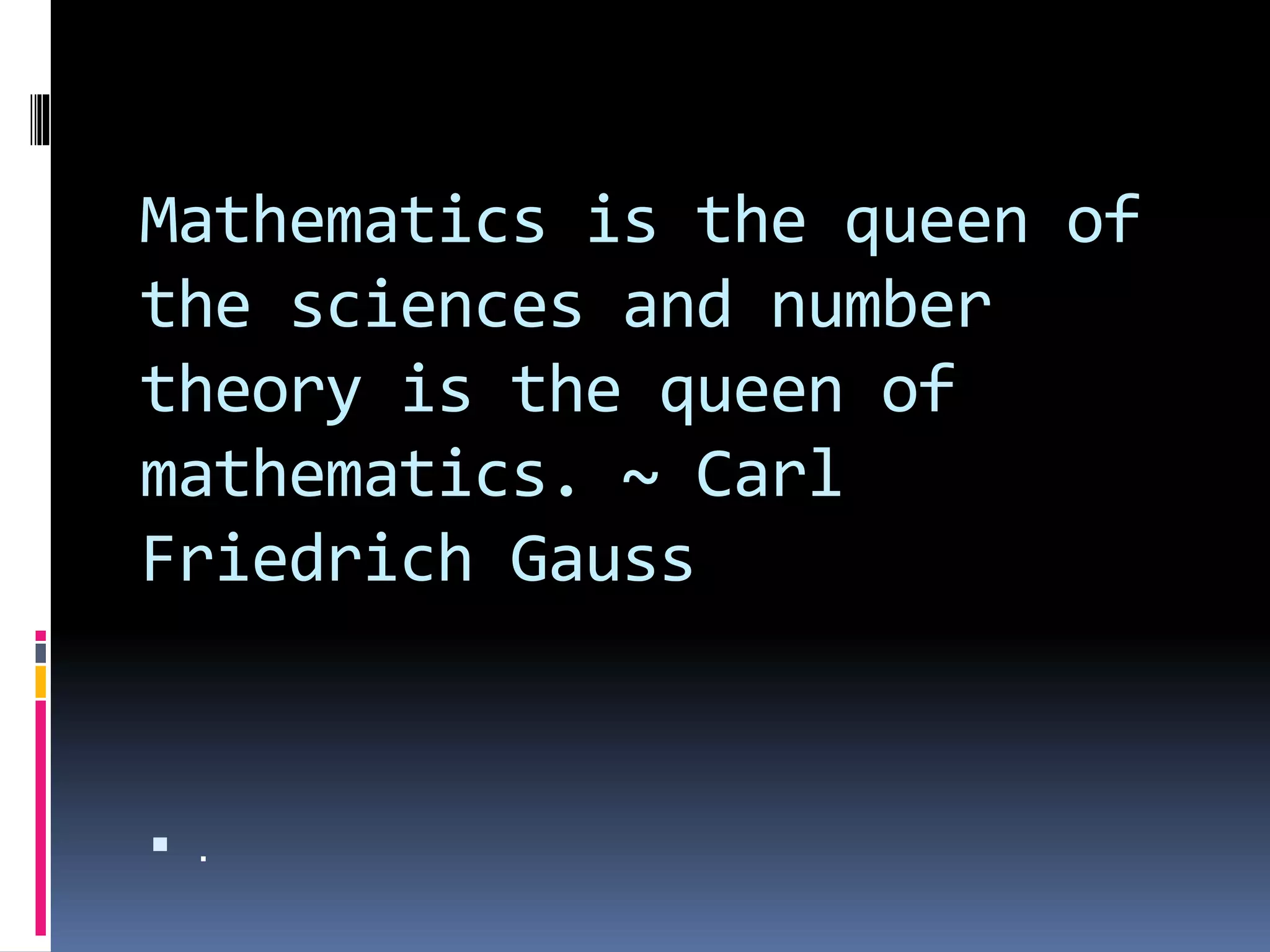 Carl fedrich gauss | PPTX