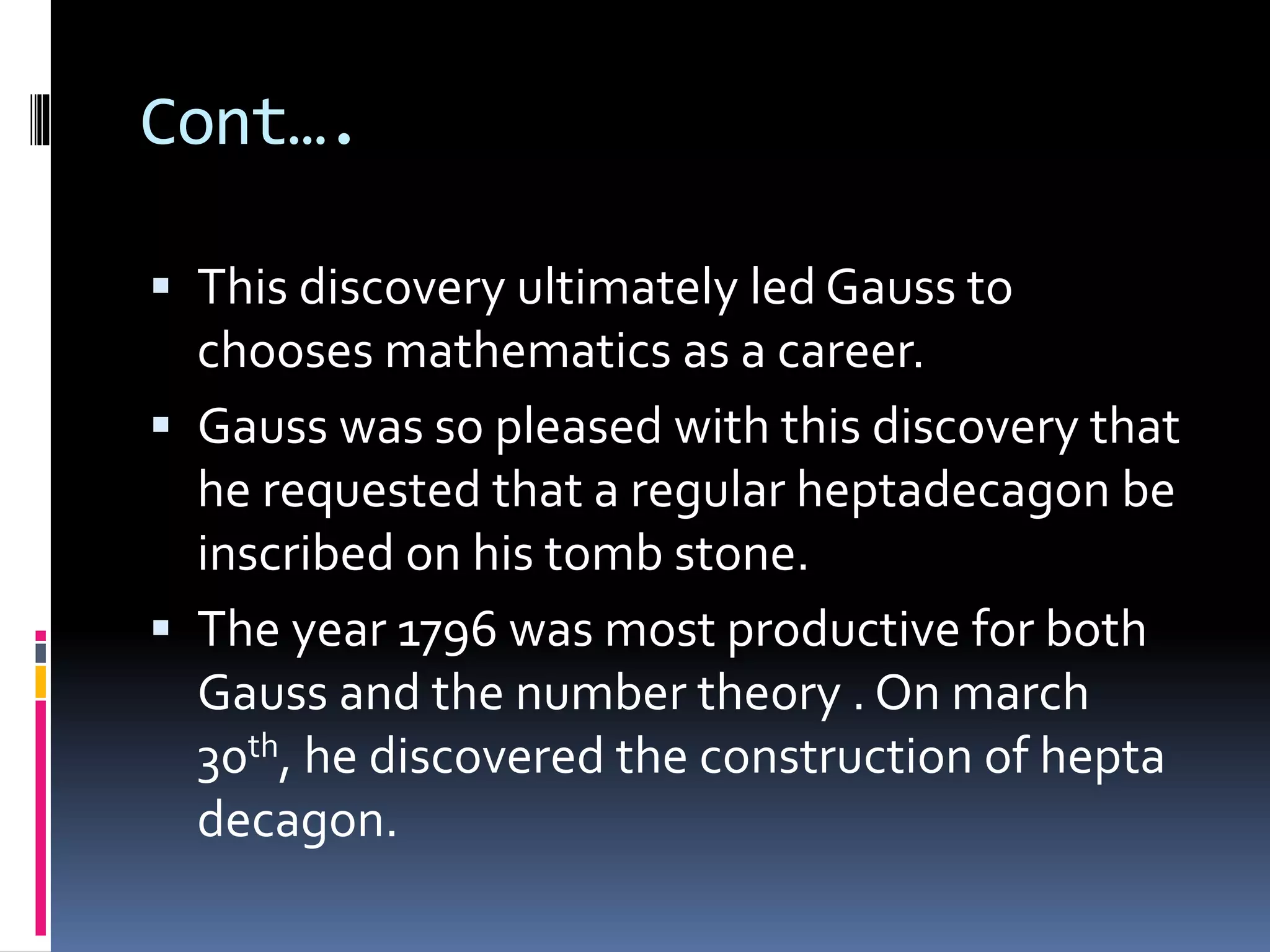 Carl fedrich gauss | PPTX