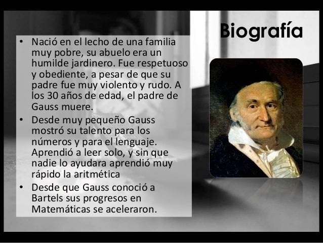 Karl Friedrich Gauss Biography
