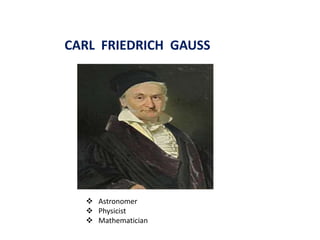 Carl friedrich gauss | PPTX