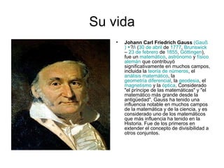 Carl friedrich gauss vicki | PPT
