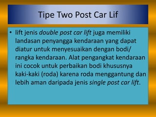 Car lift | PPTX