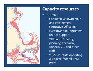 Bruce Carlisle Massachusetts Ocean Management: Capacity to develop and ...