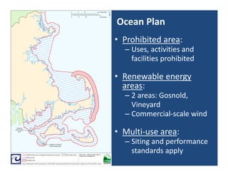 Bruce Carlisle Massachusetts Ocean Management: Capacity to develop and ...