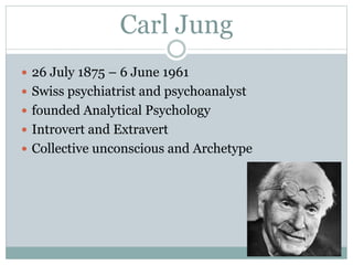 Carl jung’s analytical psychology | PPTX