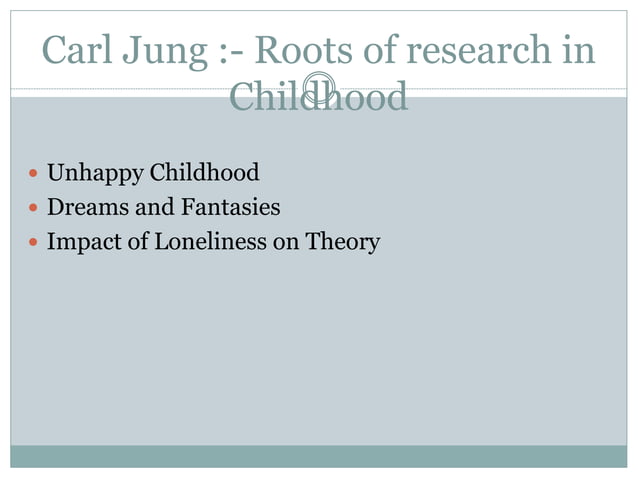 Carl jung’s analytical psychology | PPTX